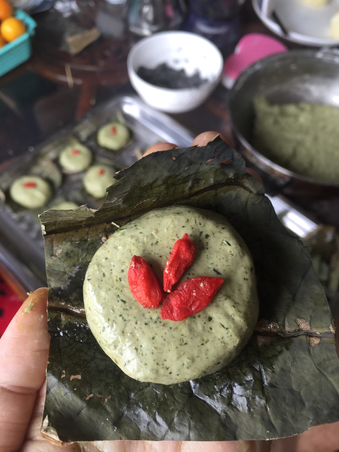 贵州荷叶粑图片贵州汤粑图片贵州过年糯米粑粑图片大山谷图库