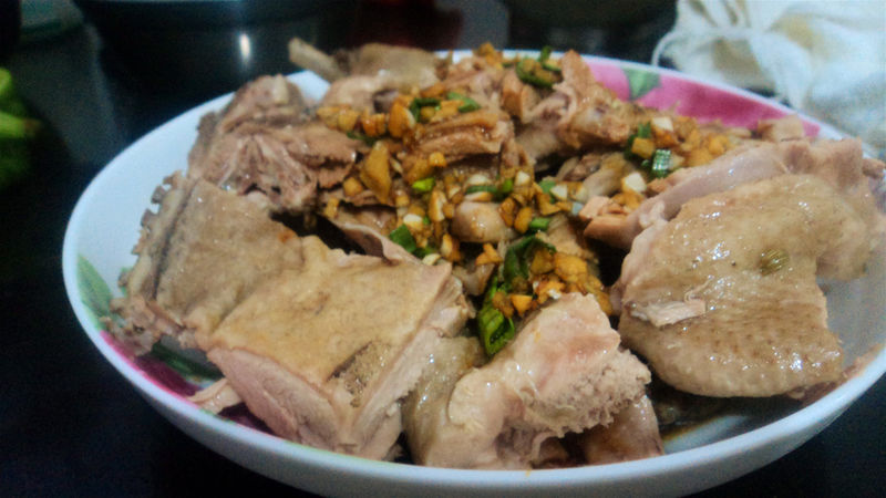 蒜蓉白切鸭 电白白切鸭 白切鸭 大山谷图库
